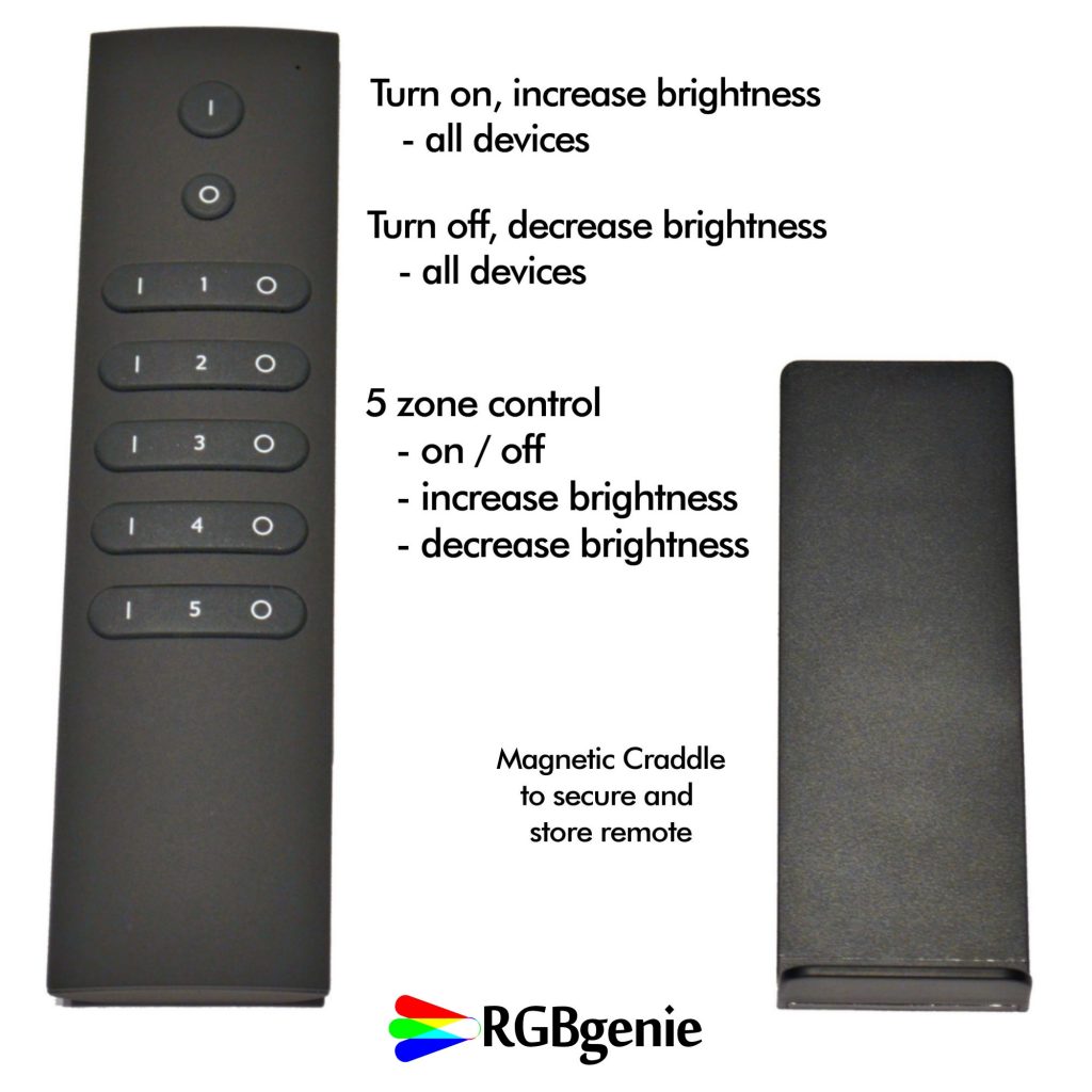 5 Zone Remote and Dimmer (Zigbee) - RGB Genie