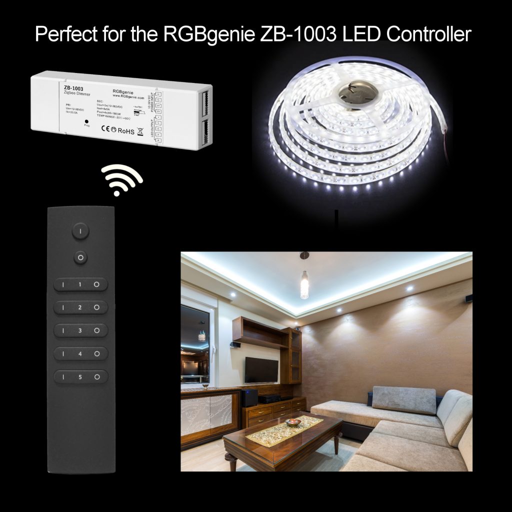 5 Zone Remote and Dimmer (Zigbee) - RGB Genie