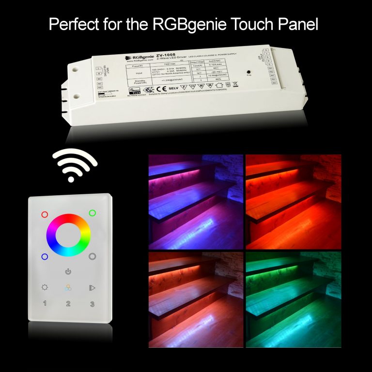 RGBW LED Controller with built in power supply. (Z-wave) - RGB Genie